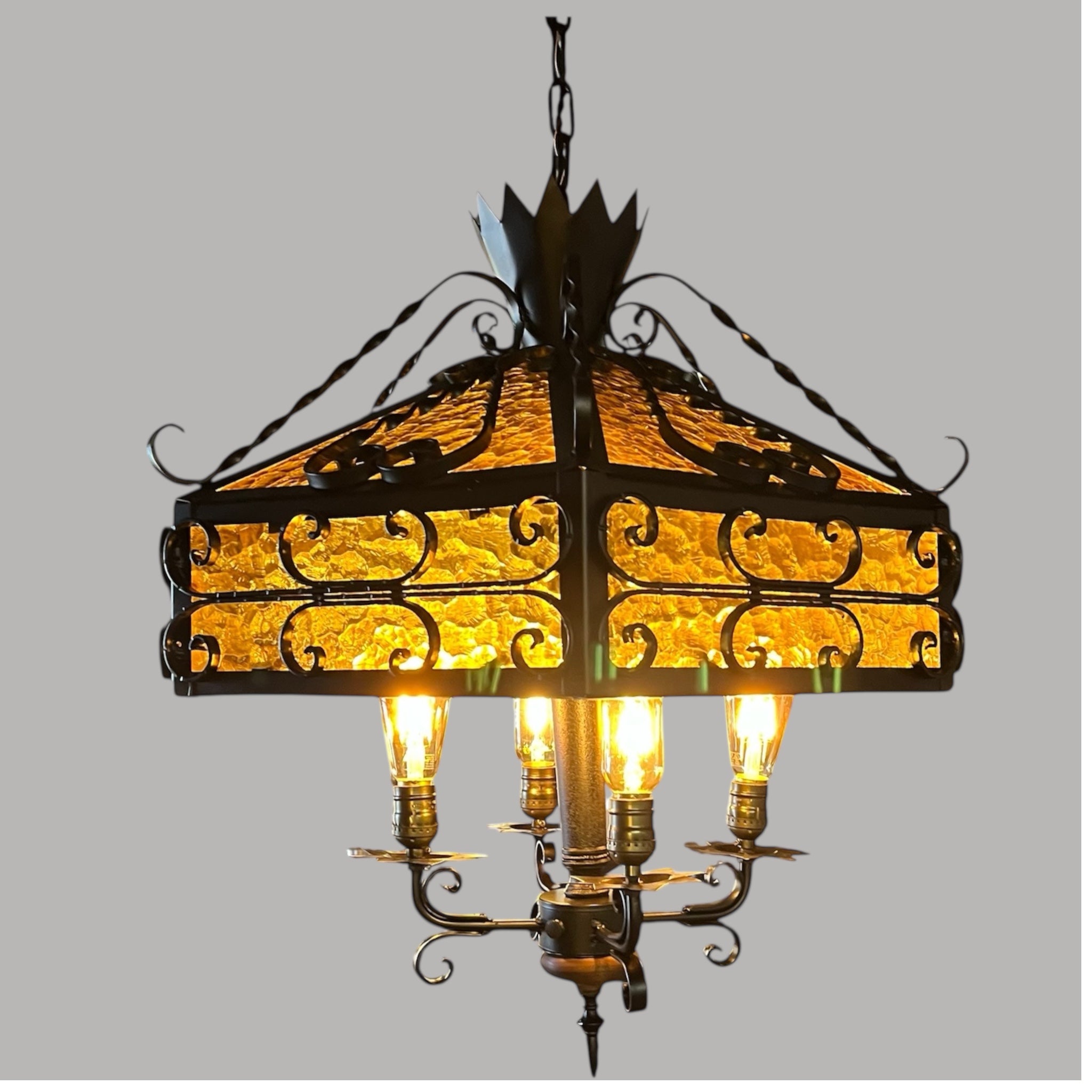 Restored/Rewired Spanish Chandeler – Reclaimed Fort Wayne
