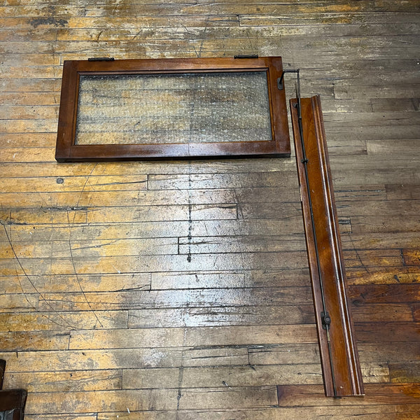 Antique Florentine Glass Transom Window With Original Hardware ...