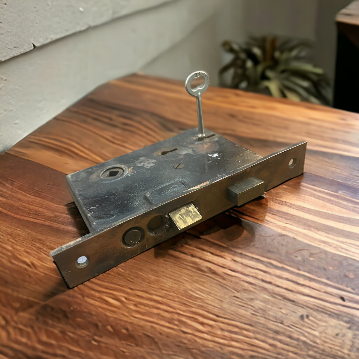 Antique Victorian Brass Entry Door Lock Set – Reclaimed Fort Wayne